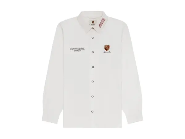 Aimé Leon Dore X Porsche 993 Turbo Mechanic Shirt - Bright White