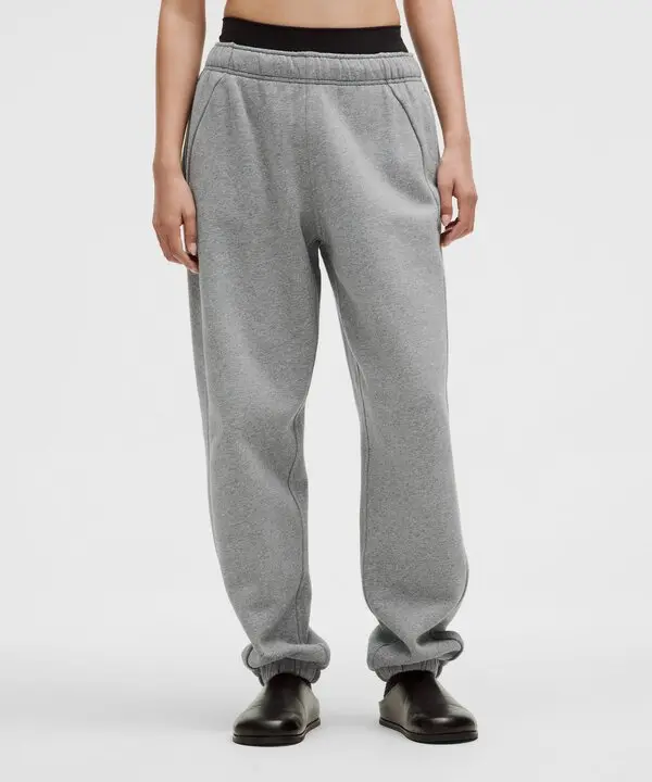Lululemon Scuba Mid-rise Oversized Jogger - Heathered Medium Grey