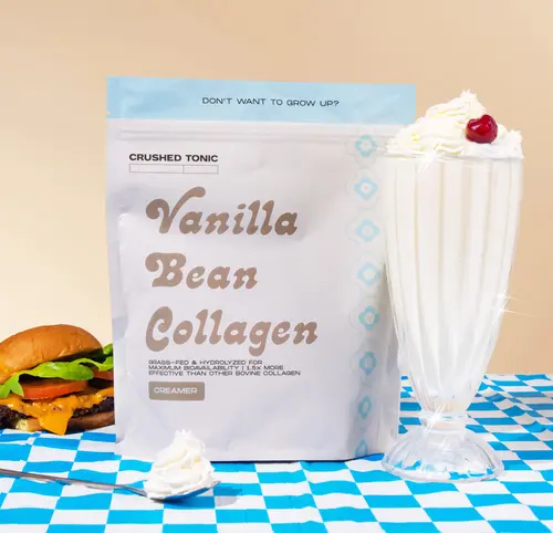 CRUSHED TONIC Vanilla Bean Collagen Creamer - Bovine Collagen