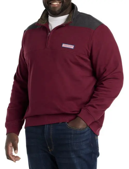 Vineyard Vines Big & Tall 1/4-zip Shep Shirt