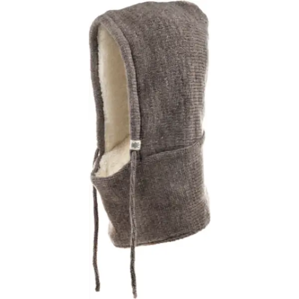 NIRVANNA DESIGNS Hand-knitted Hero Hood - Cocoa