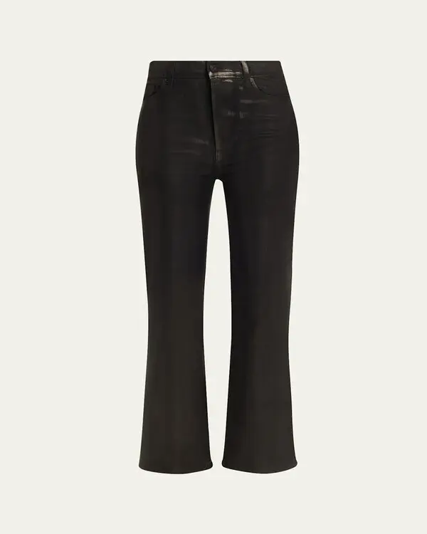 FRAME Le Sleek Straight Coated Jeans - Mood Ring Coated