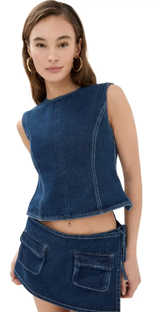 Lioness Countryside Denim Top