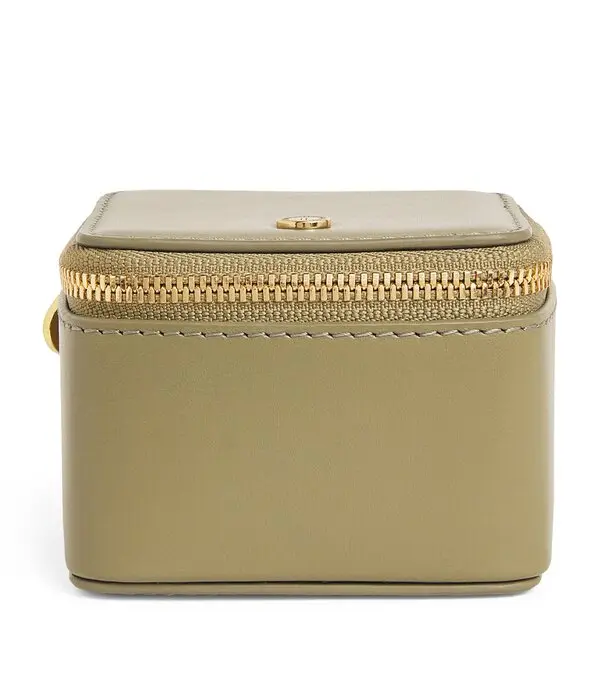 Harrods Small Smooth Leather Trinket Box