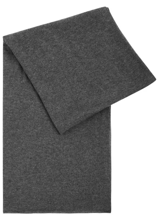 LISA YANG Paris Cashmere Scarf - Dark Grey