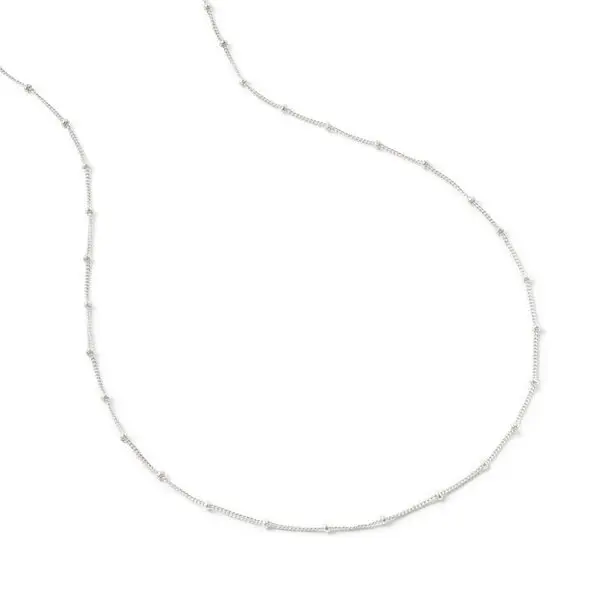 ASPINAL OF LONDON 16-inch Beaded Sterling Necklace - Silver