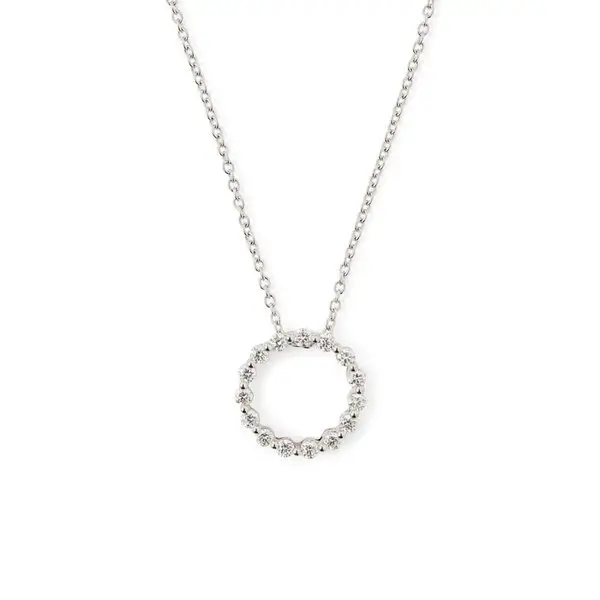 ASPINAL OF LONDON Circle Of Life Diamond Pendant Necklace