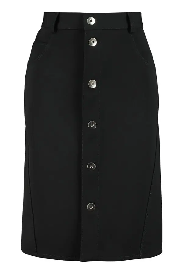 Bottega Veneta Stretch Wool Skirt