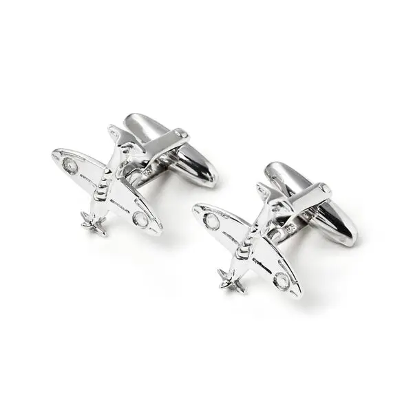 ASPINAL OF LONDON Sterling Spitfire Cufflinks
