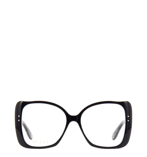Gucci Oversized Square Frame Glasses In Black - 28% Off | Editorialist