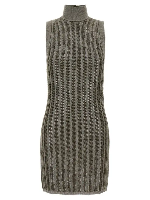 Tom Ford Slinky Knit Dress TOM FORD EMBROIDERED SLINKY VISCOSE
