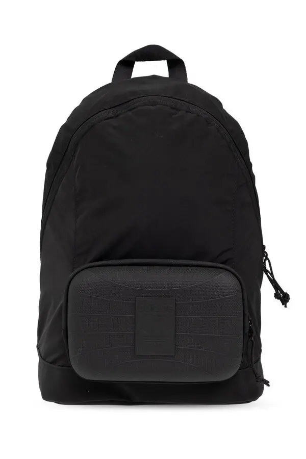 Adidas Originals By Alexander Wang Sst Logo Patch Backpack In Black ...