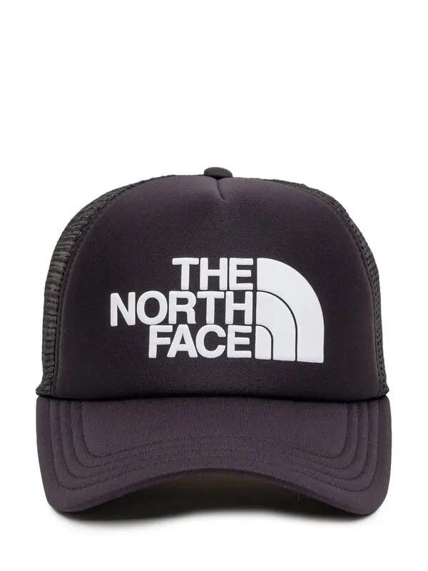 The North Face Tnf Logo Trucker Cap In Black - 44% Off | Editorialist
