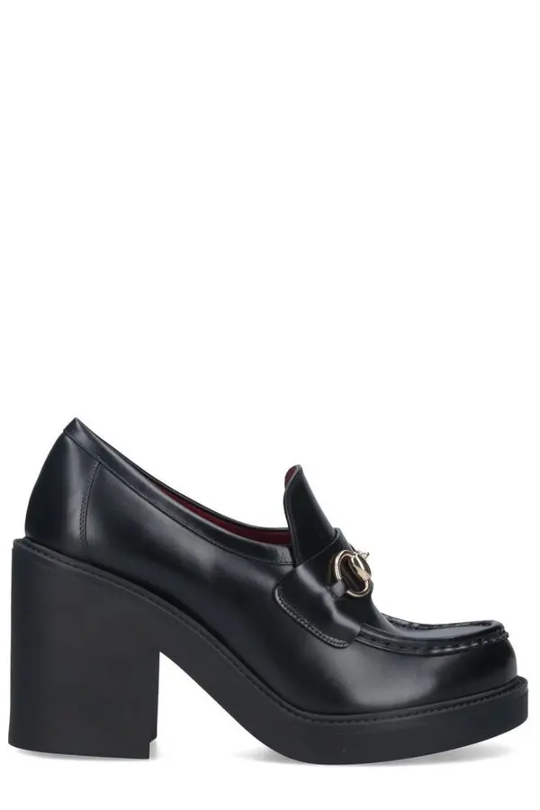 Gucci Horsebit Platform Loafers In Black - 23% Off | Editorialist