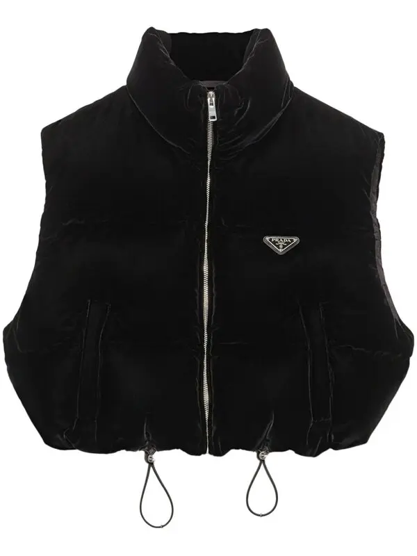 Prada Velvet Down Vest