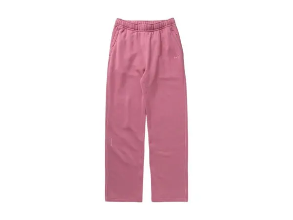 Nike X Nocta Fleece Cs Open Hem Sweatpant - Desert Berry