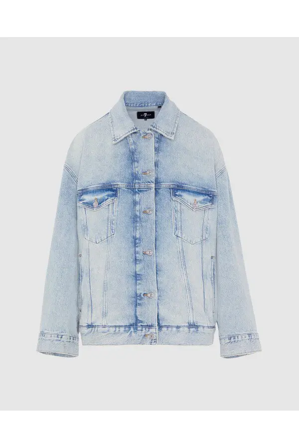 7 For All Mankind Oli Oversized Trucker