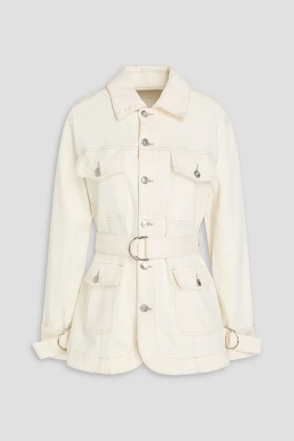 Simkhai Leora Belted Denim Jacket