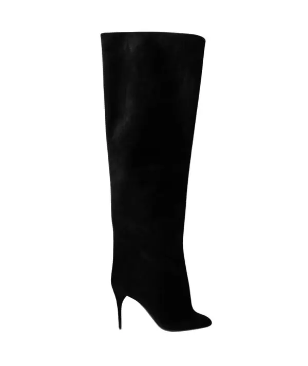 Alaïa Suede Over-the-knee Boots - Black