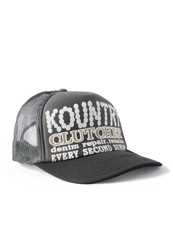 Kapital Kountry Pearl Clutcher Trucker Cap - Gray