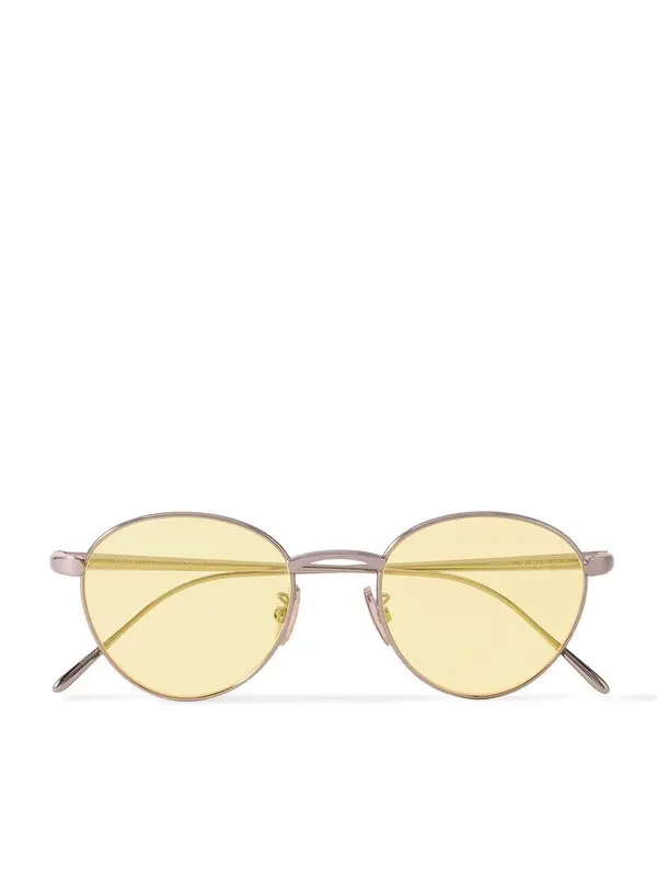 Loewe Round-frame Sunglasses - Silver