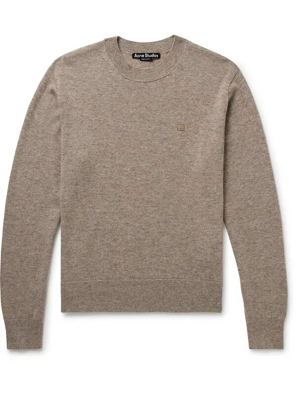 Acne Studios Kalas Logo Wool-yak Blend Sweater