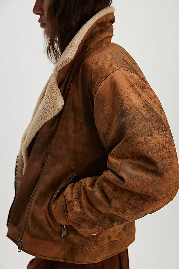 Lamarque Ruthie Leather Jacket In Rustic 57% Off Editorialist