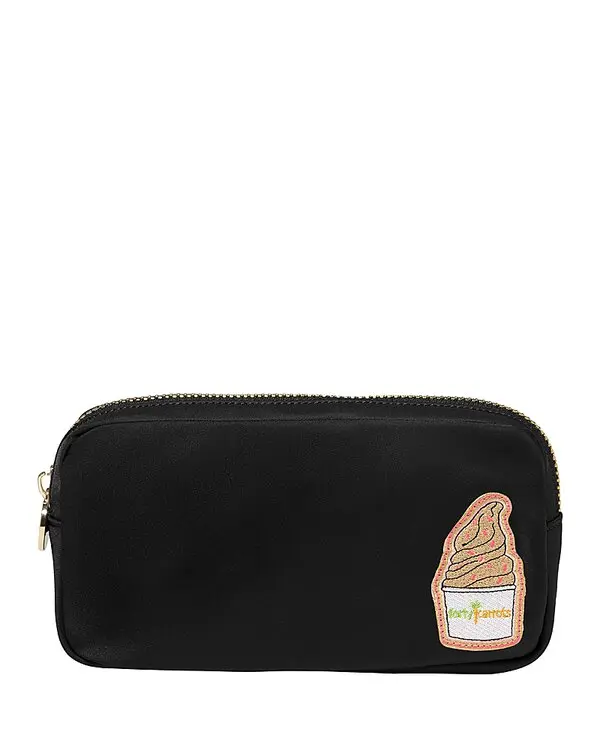 Stoney Clover Lane Small Pouch With Patch - Noir