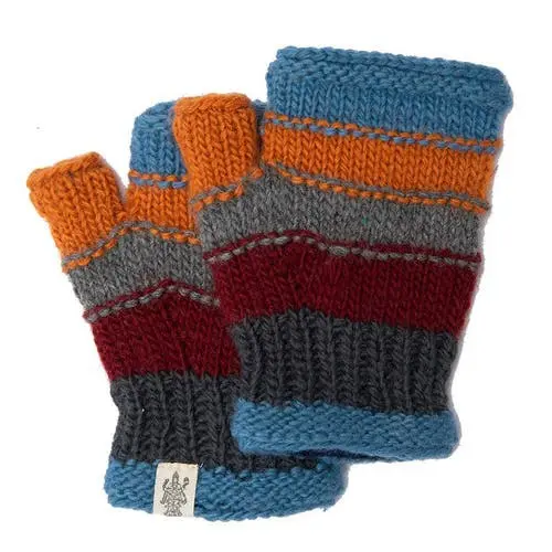 NIRVANNA DESIGNS Short Cuff Handwarmers - Blue