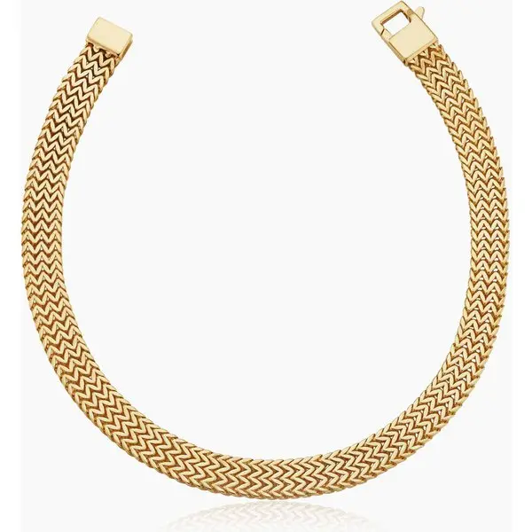 ORADINA 14k Chevron Link Bracelet - Yellow Gold