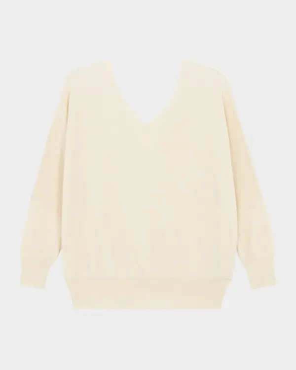 Ba&sh Elsy Backless Sweater - Ecru