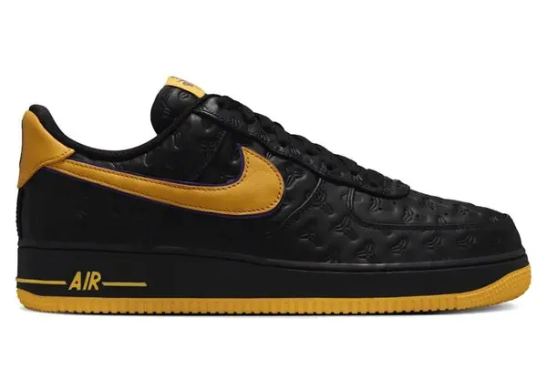 Nike Air Force 1 Low Kobe Bryant Lakers Away - Black/varsity Maize/varsity Purple