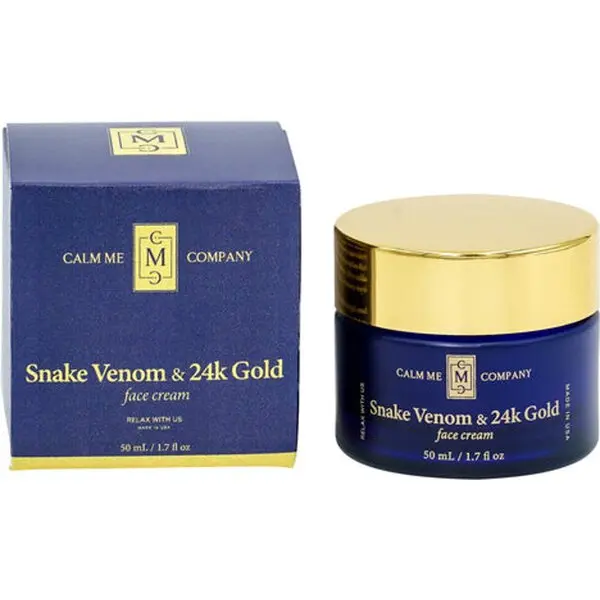 CALM ME 24k Gold + Snake Venom Face Cream 1.7oz