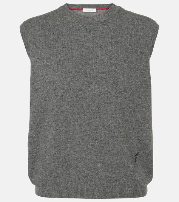 FERRAGAMO Cashmere-blend Pullover - Grey