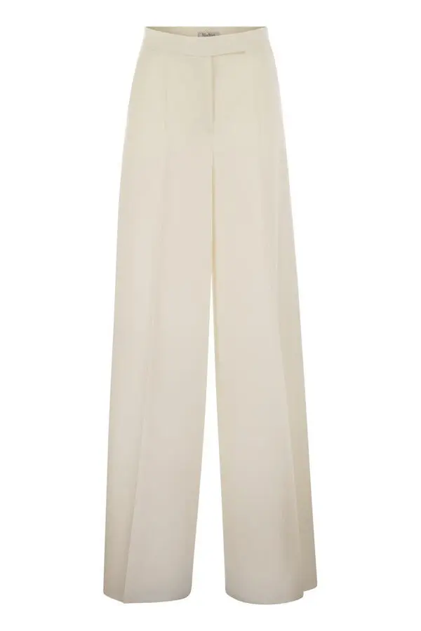 Max Mara Ninfa Wool Gabardine Trousers