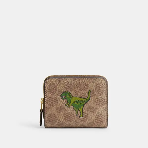 Coach Essential Billfold Wallet In Signature Canvas With Rexy Print