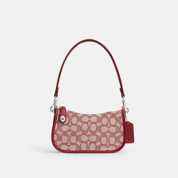 Coach Swinger Bag 20 In Signature Jacquard