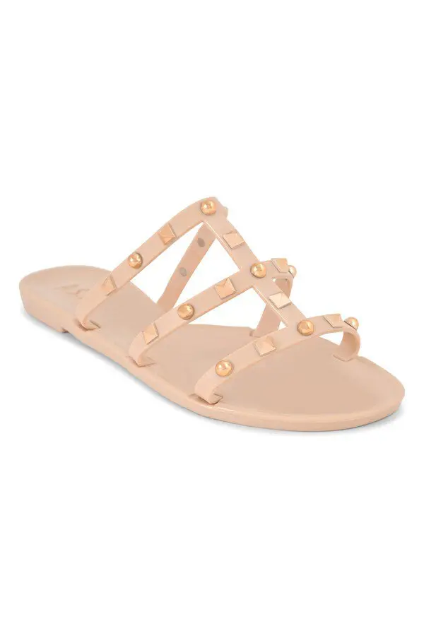 ANDREW STEVENS Elise Jelly Sandals - Beige