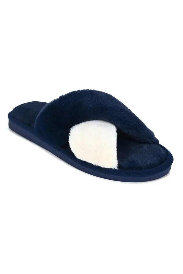 ANDREW STEVENS Faith Slippers - Navy