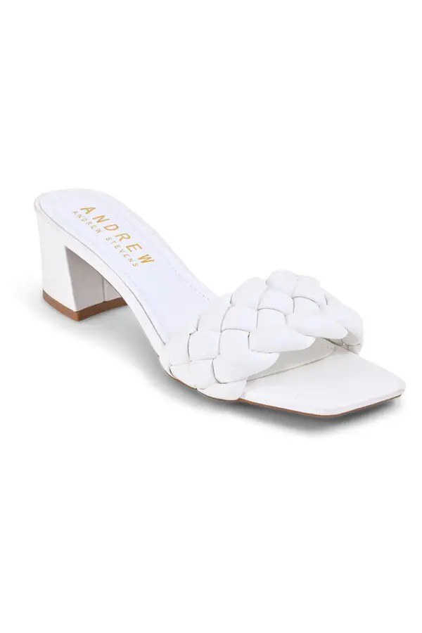 ANDREW STEVENS Aya Sandal - White