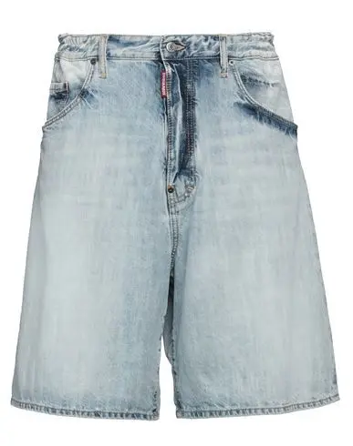 Dsquared2 Denim Cotton Shorts - Blue