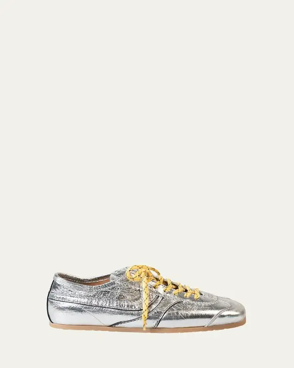 Dries Van Noten Dustin Low-top Sneakers - Silver