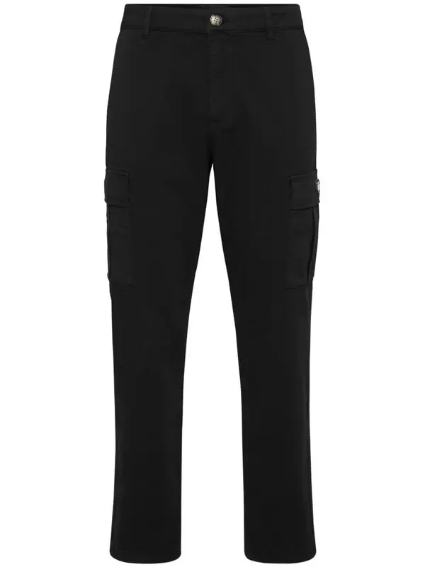 Philipp Plein Logo Patch Cargo Trousers