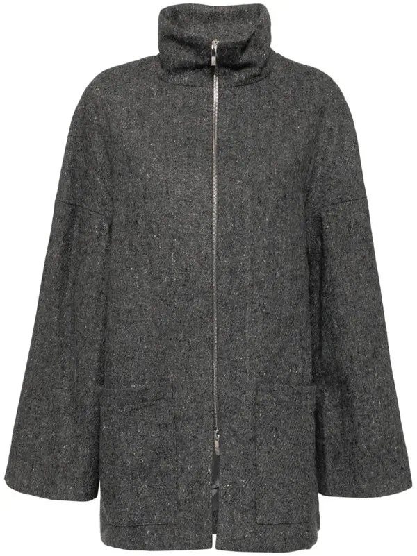 CONNER IVES Reconstituted Military Blanket Coat