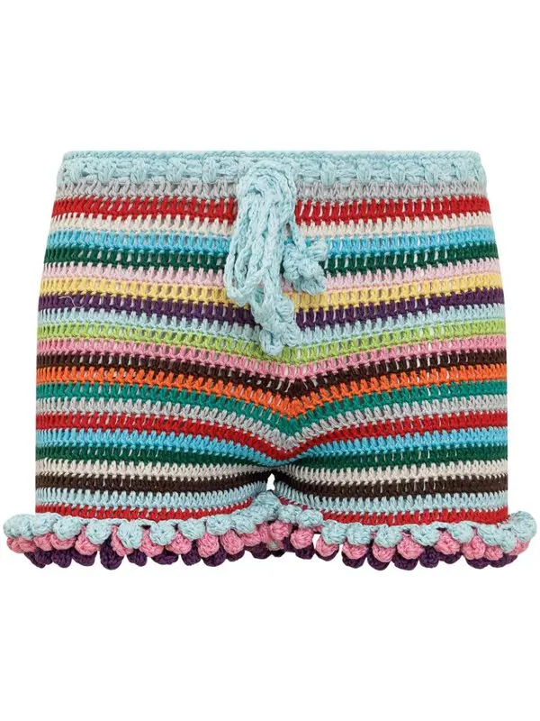 MATIMI Crochet-knit Shorts
