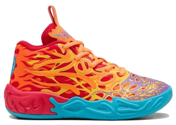 PUMA Lamelo Ball Mb.04 Phoenix Sneakers - Red/orange/blue