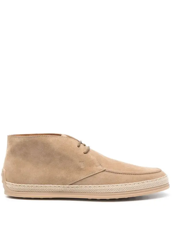 TOD'S Suede Lace-up Boots