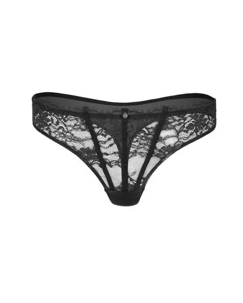 ADORE ME Mandi Thong Panties - Black