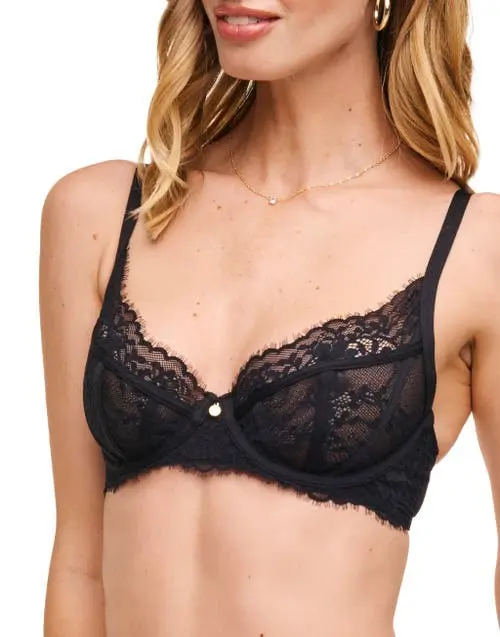 ADORE ME Mandi Unlined Demi Bra - Black