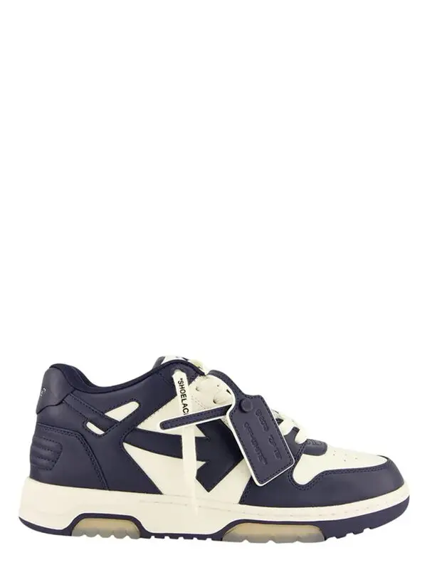 Off-White Out Of Office Calf Leather Sneakers - Blue